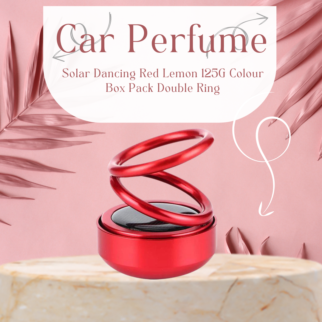 Buy Car Perfume Solar Dancing Red Lemon 125G Colour Box Pack Double ...