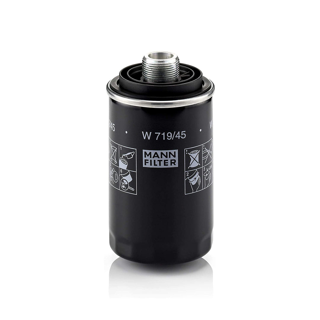 Automotive Oil Filter Mann Genuine Element Type Colour Box Pack W719/4 ...