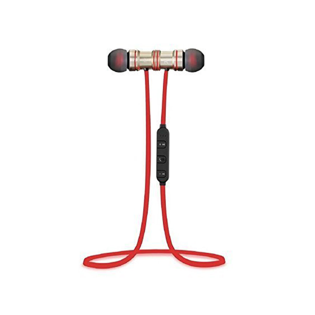 Buy Mobile Handsfree / Headphones Hkt Bluetooth Magnet Type Red 01 Sets ...