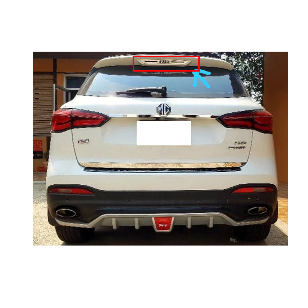 Chrome Rear Spoiler Trim Steel Tape Type Fitting Mg Hs 2021 Full Chrom ...